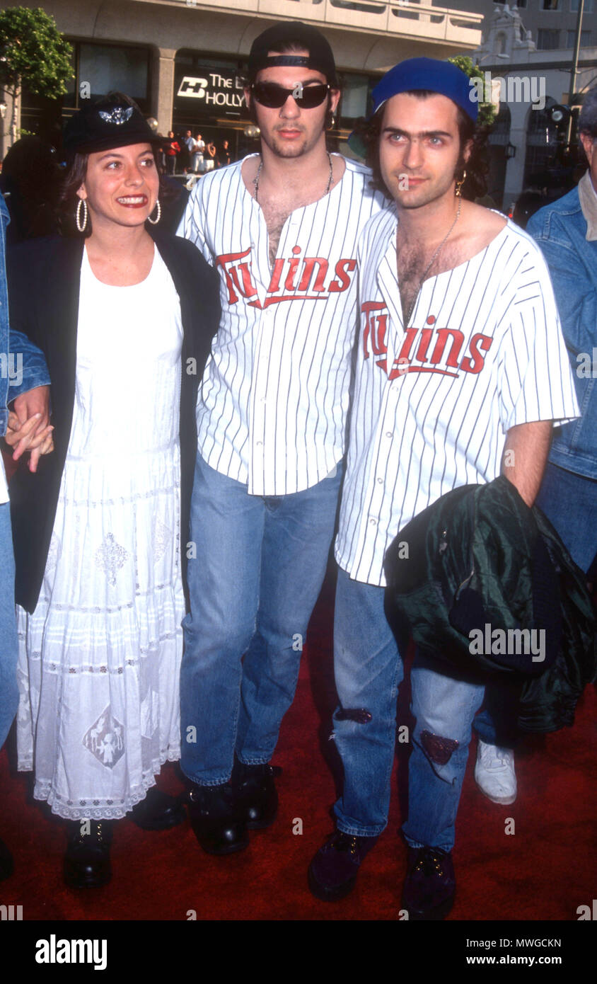 HOLLYWOOD, CA - JULY 11: (L-R) Moon Zappa, brothers Ahmet Zappa and ...