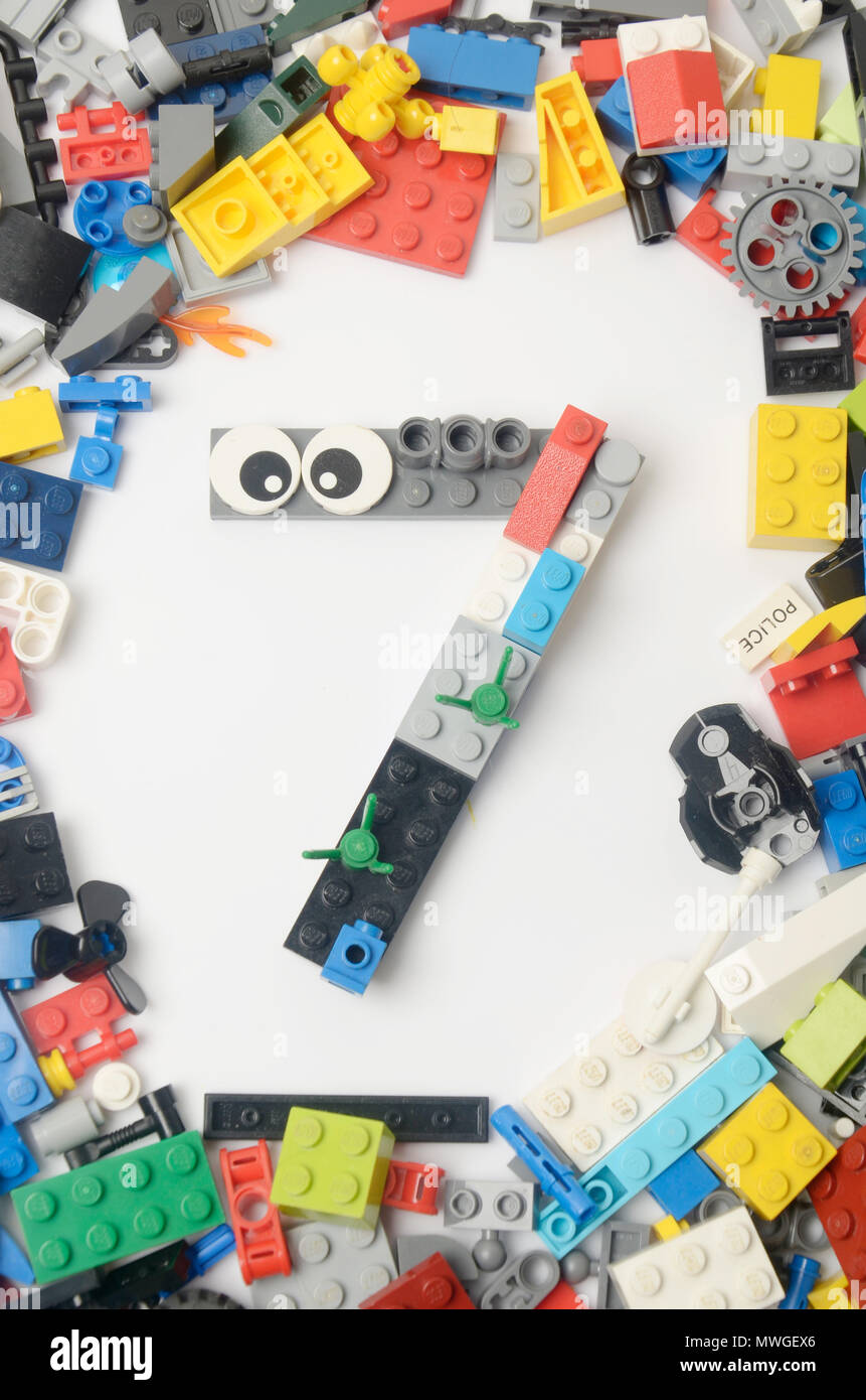 Lego numbers hi-res stock photography and images - Alamy