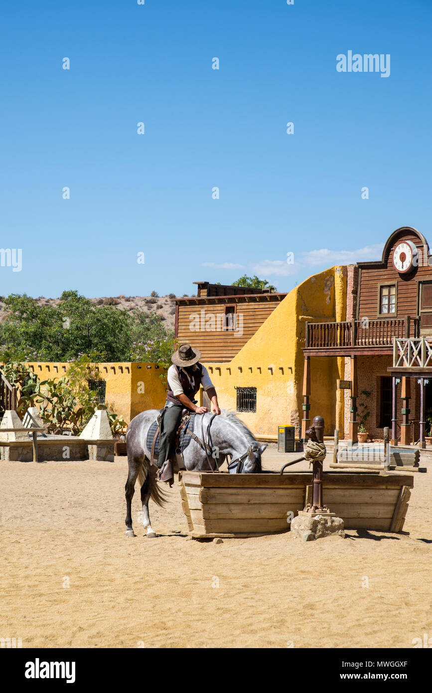 Oasys minihollywood theme park, Almeria, Spain Stock Photo - Alamy