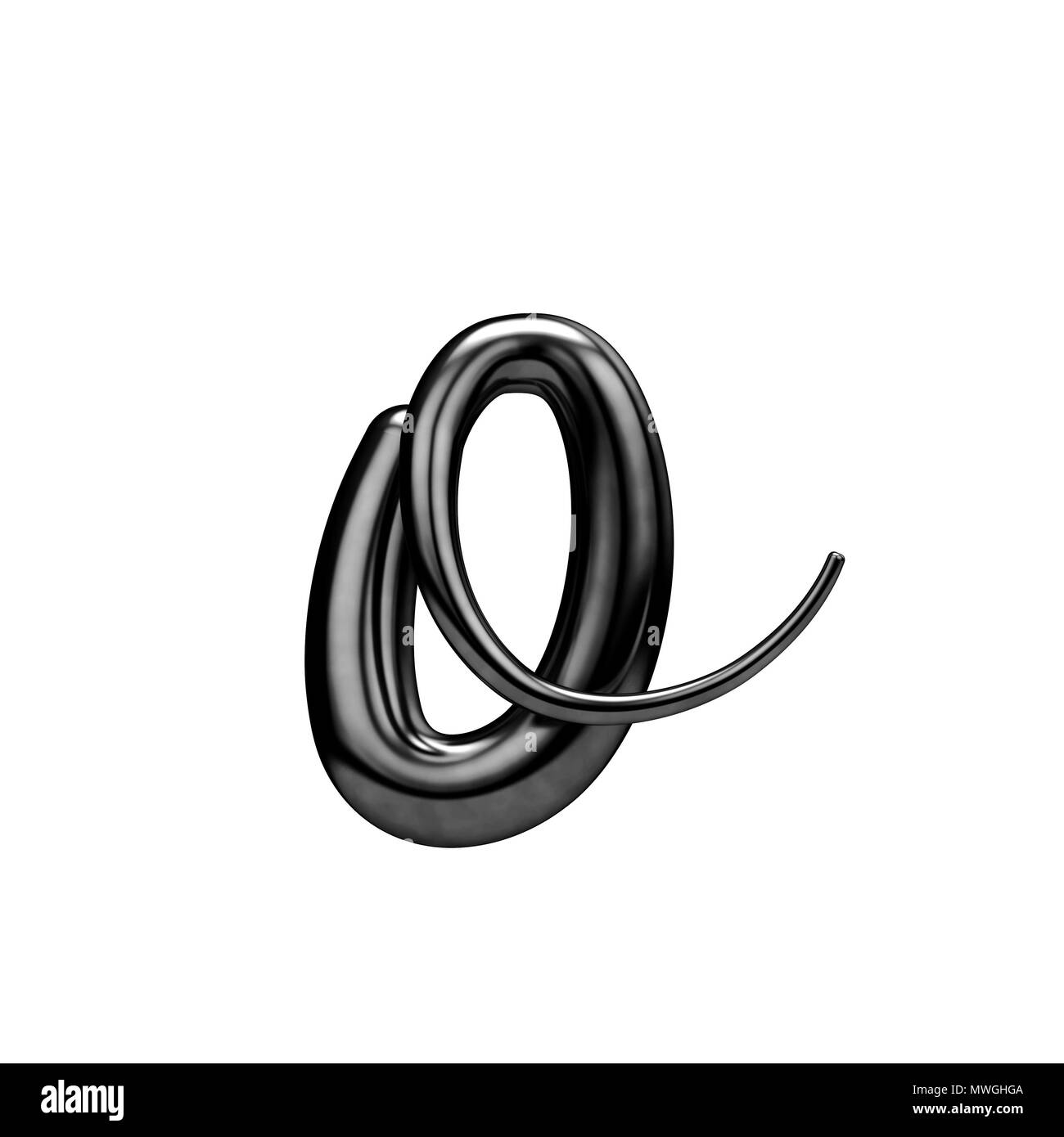 Modern script font 3d Cut Out Stock Images & Pictures - Alamy