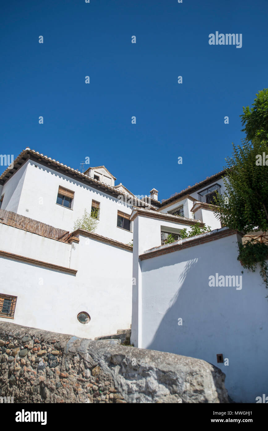 Back streets, Granada, Spain Stock Photo - Alamy