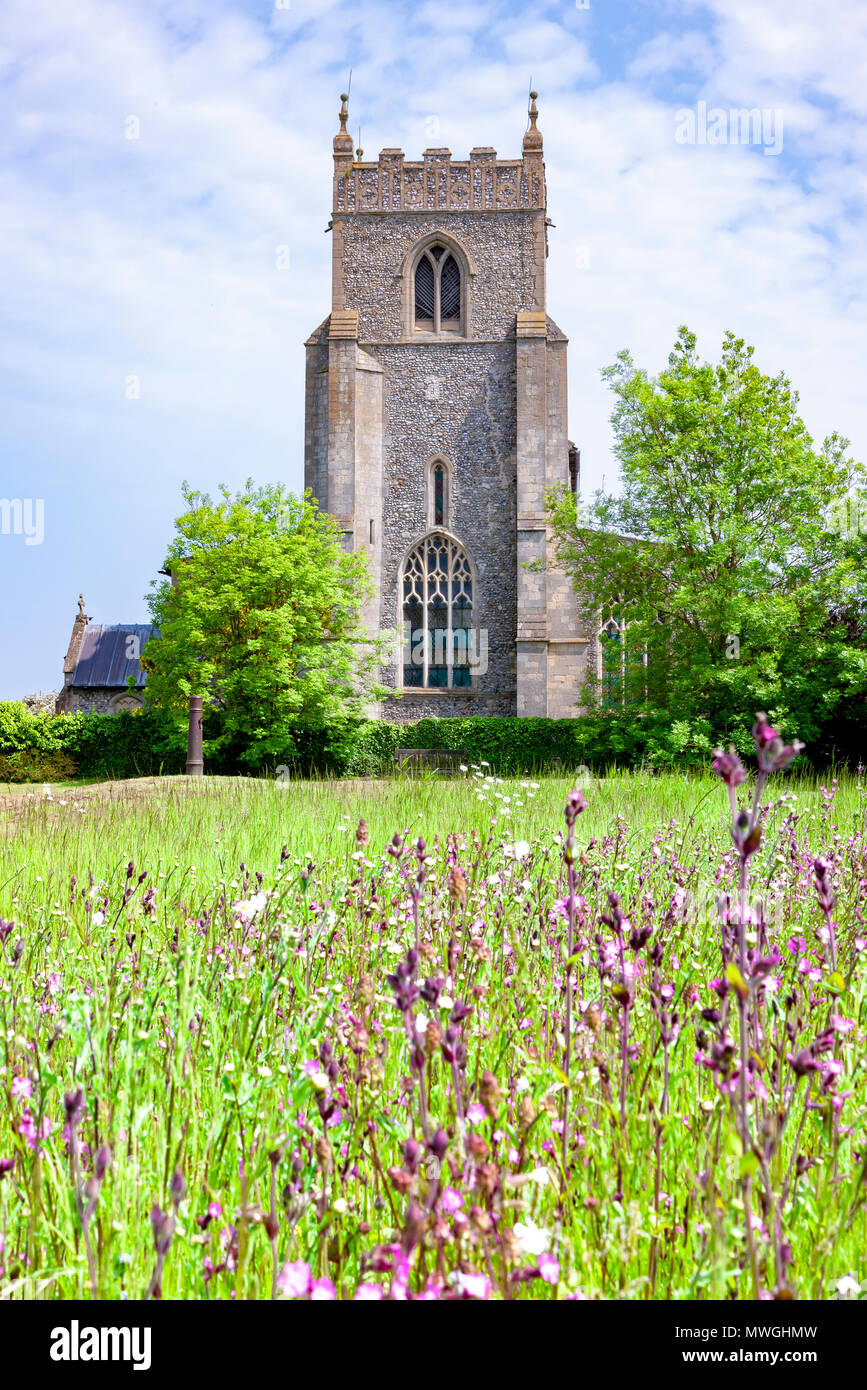 Saint Mary the Virgin, Wiveton, Holt, Norfolk Stock Photo - Alamy