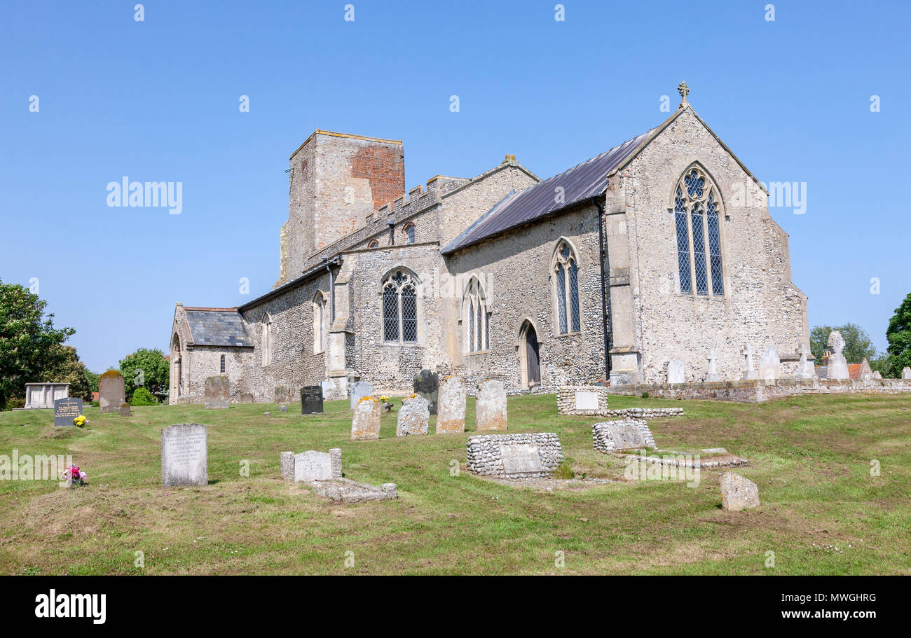 All Saints Morston, Holt, Norfolk, England Stock Photo - Alamy