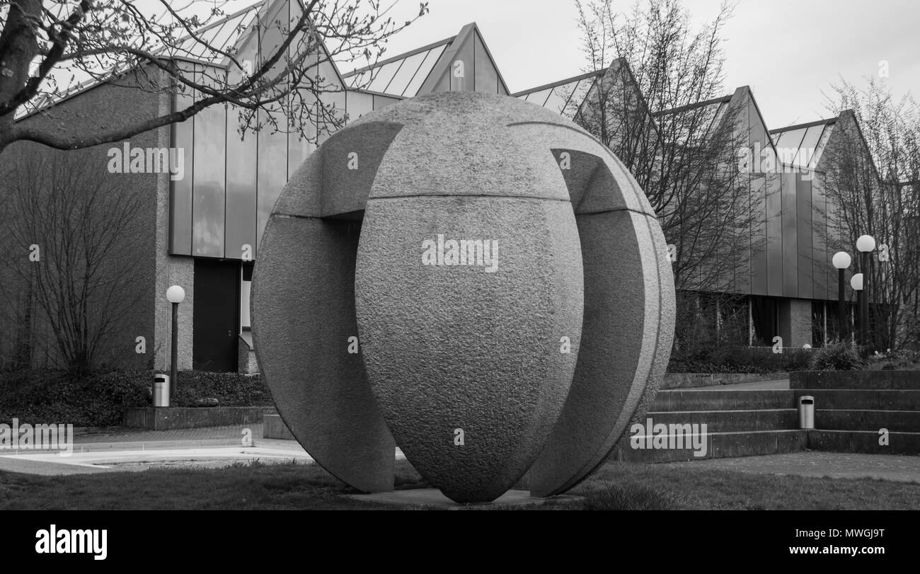 Huge stone,round monument in switzerland Stock Photo - Alamy