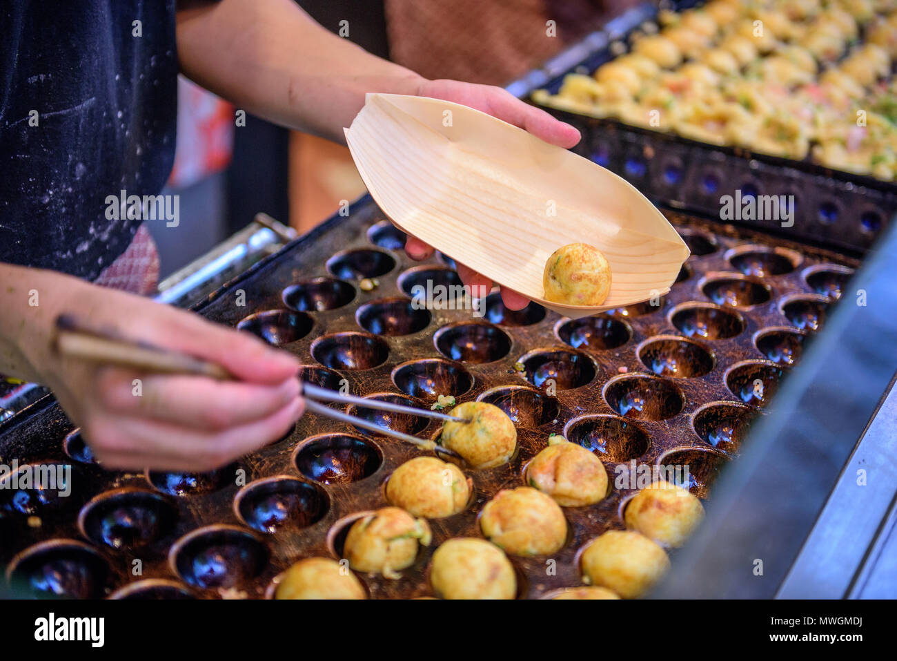 Japanese Street Food Octopus Balls
