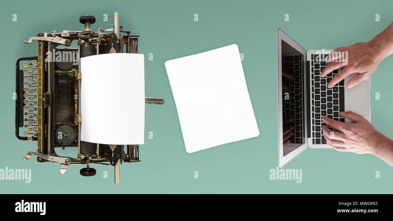 Writer at desk hi-res stock photography and images - Alamy