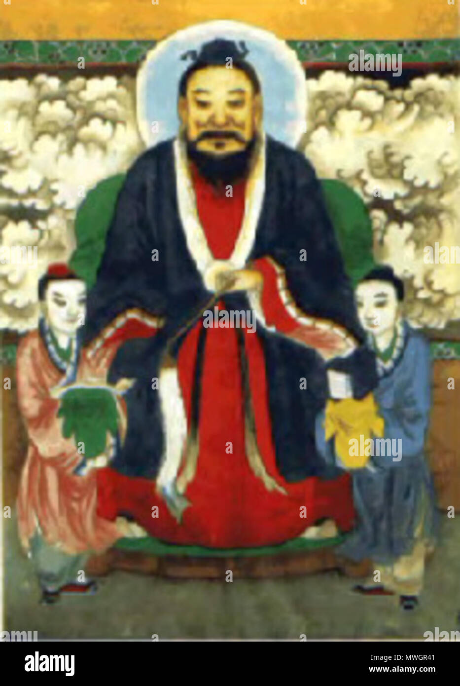 . Luo Zu - Chinese god of beggars and barbers . 19th century. Unknown ...