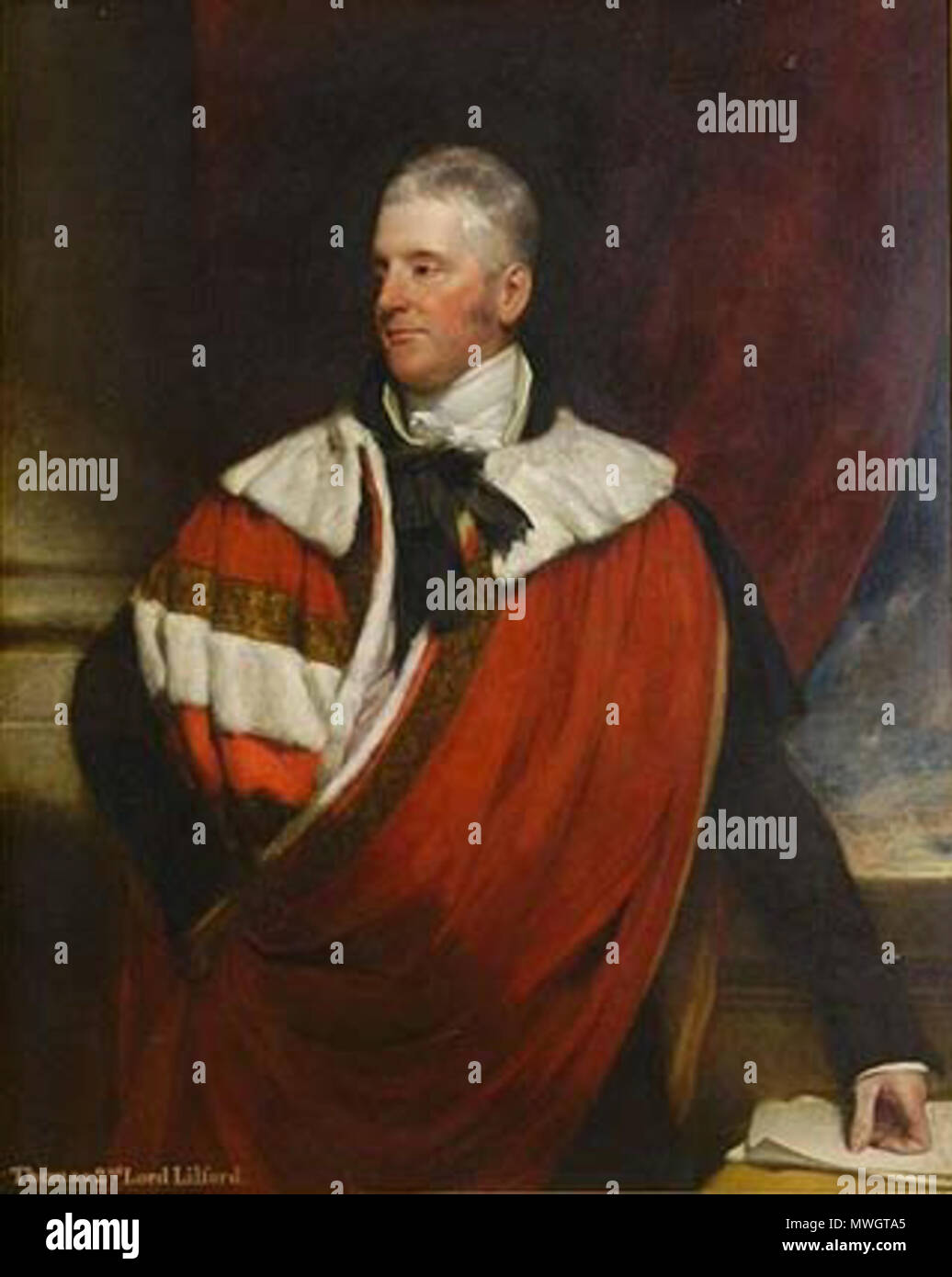 . English: Thomas Powys 2nd Baron Lilford, portrait by Henry William ...