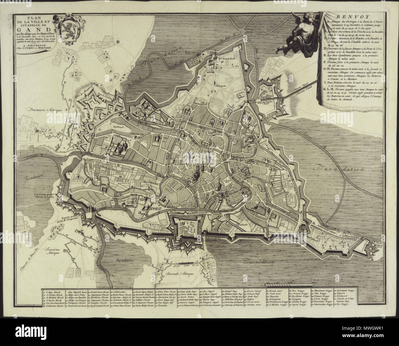 Covens and mortier map hi-res stock photography and images - Alamy