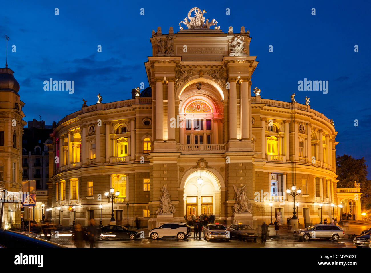 City view with odessa opera house hi-res stock photography and images ...