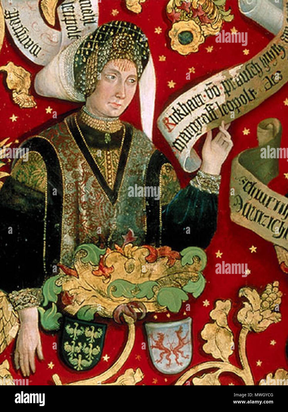 . Deutsch: Markgräfin Richwardis (Rikchard), Gemahlin Leopolds I ...