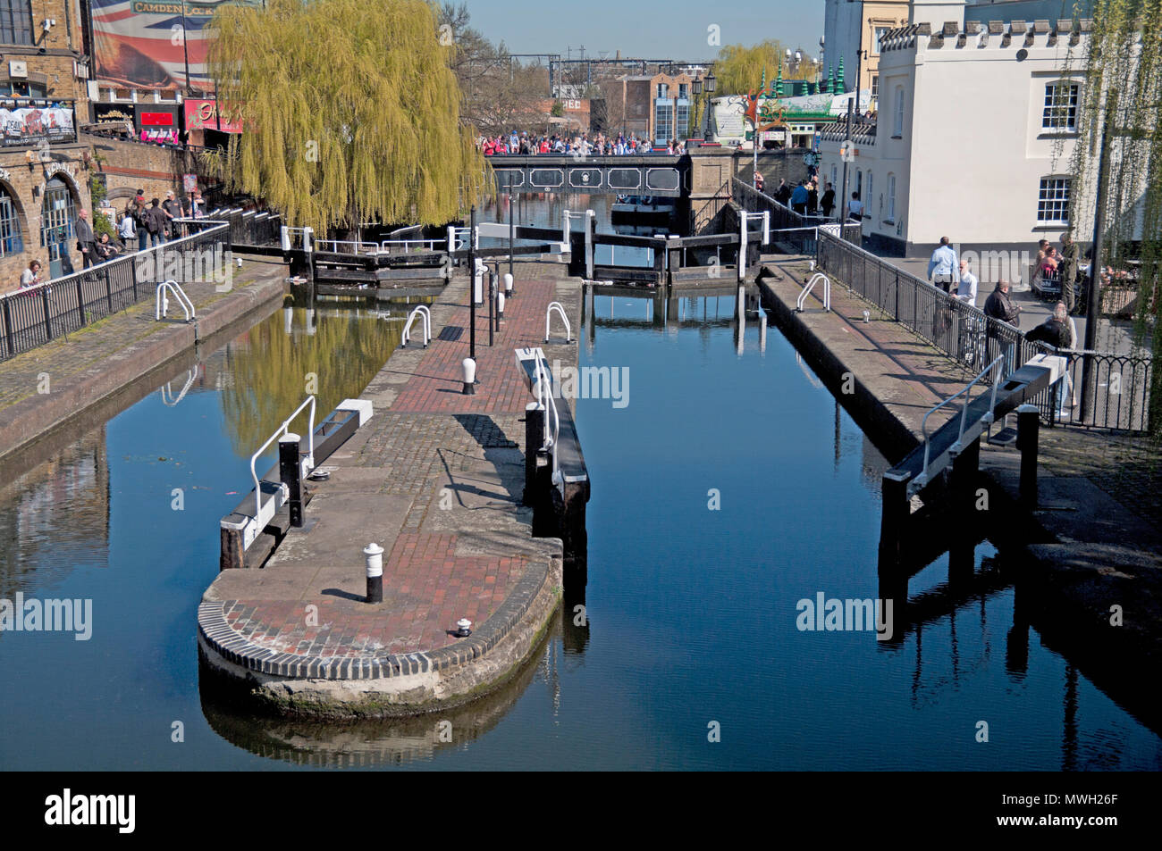 Camden Lock, Regents Canal, Little Venice, London Stock Photo - Alamy