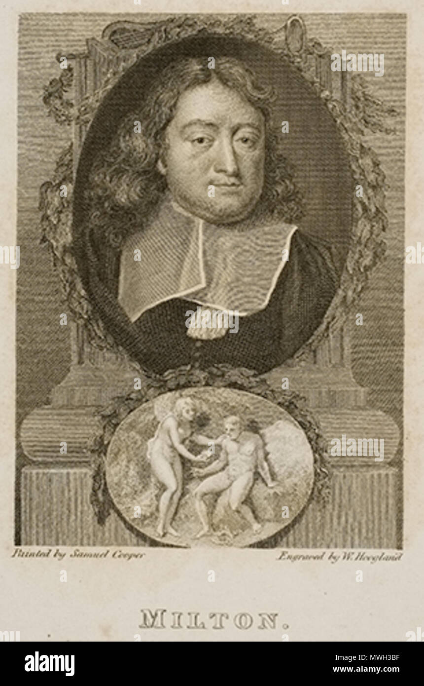 John milton portrait english poet hi-res stock photography and images ...