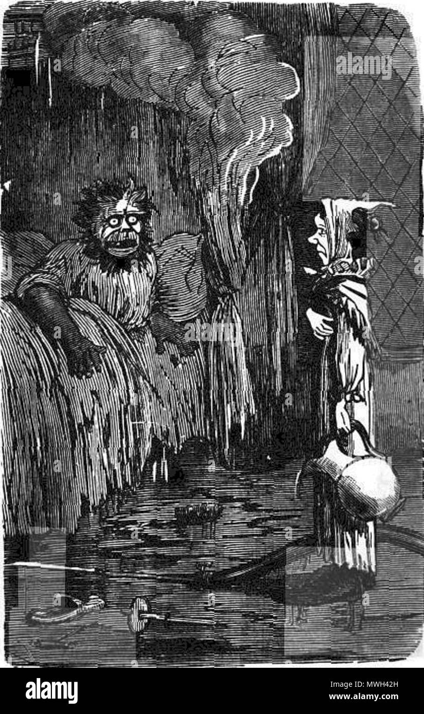 . 'Miss Mix saves the life of Mr. Rawjester. (After Bronte ...