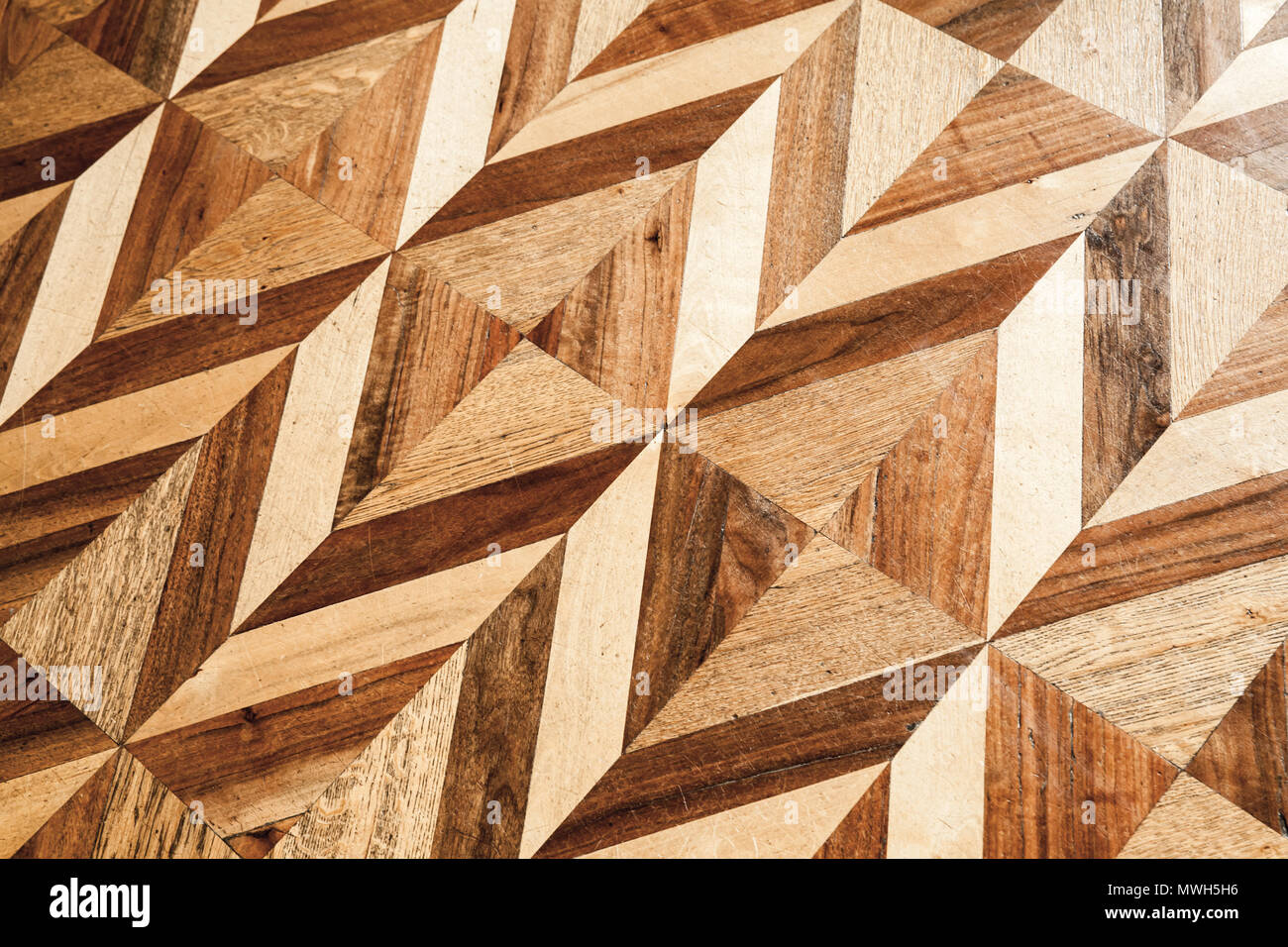 Wooden parquet design, geometric pattern. Close-up background photo ...