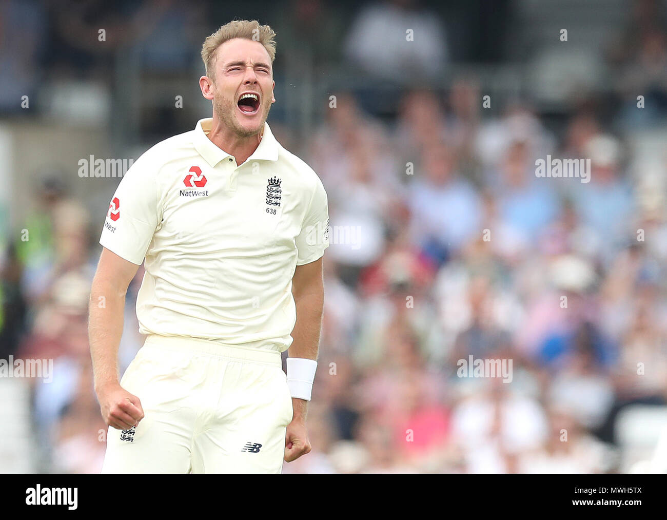 Wicket of pakistans usman salahuddin hi-res stock photography and ...