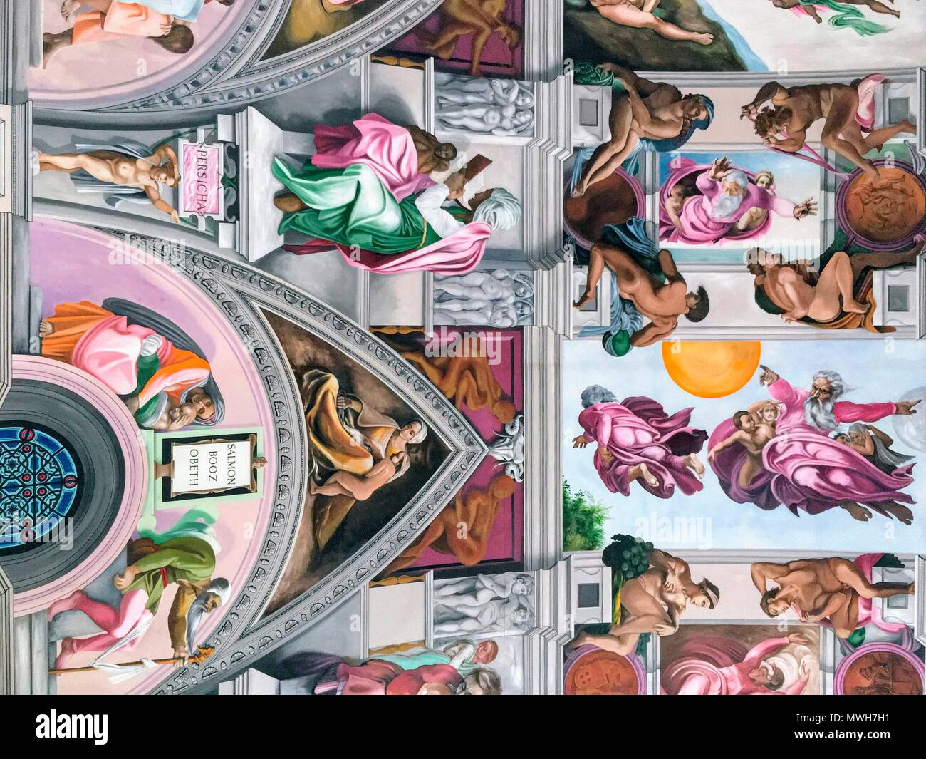 English church painting hi-res stock photography and images - Alamy