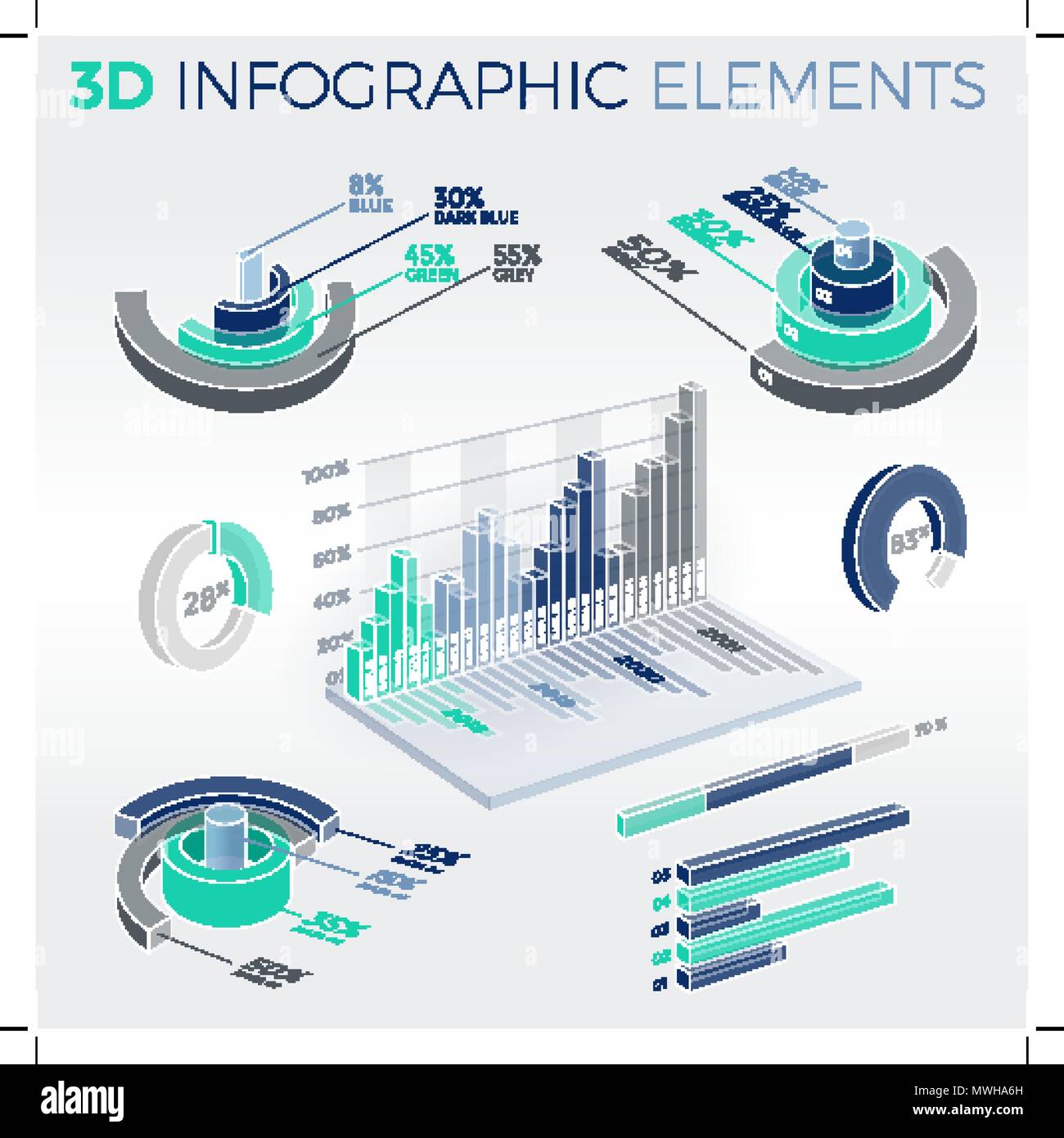 Infographic elements hi-res stock photography and images - Alamy