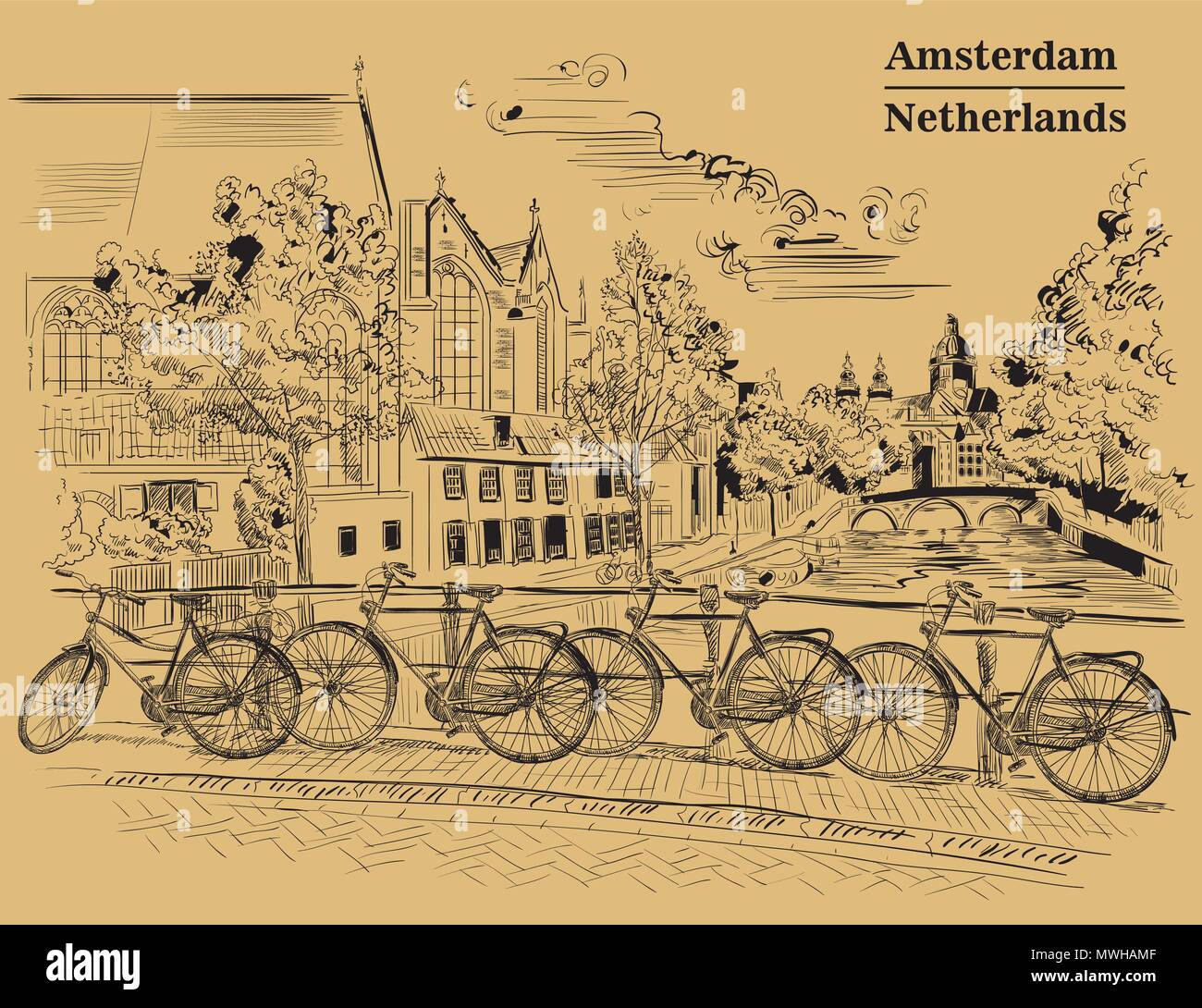 Amsterdam Stock Vector Images - Alamy
