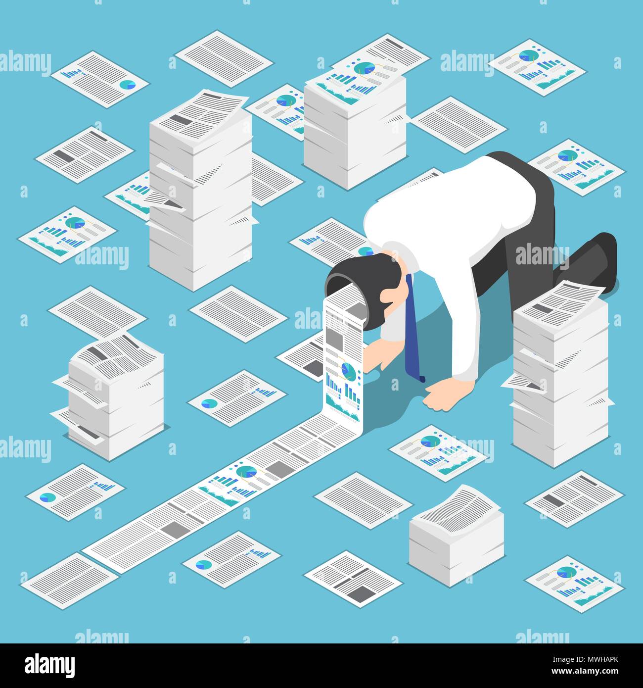 Information overload stress hi-res stock photography and images - Alamy