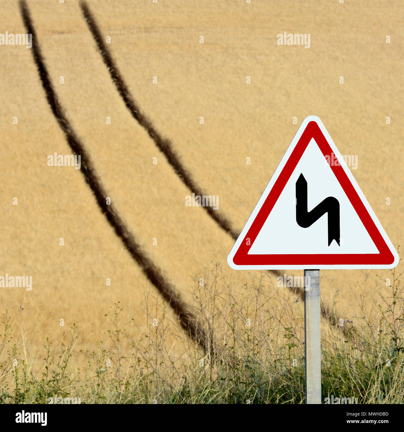 Sign corn field hi-res stock photography and images - Alamy