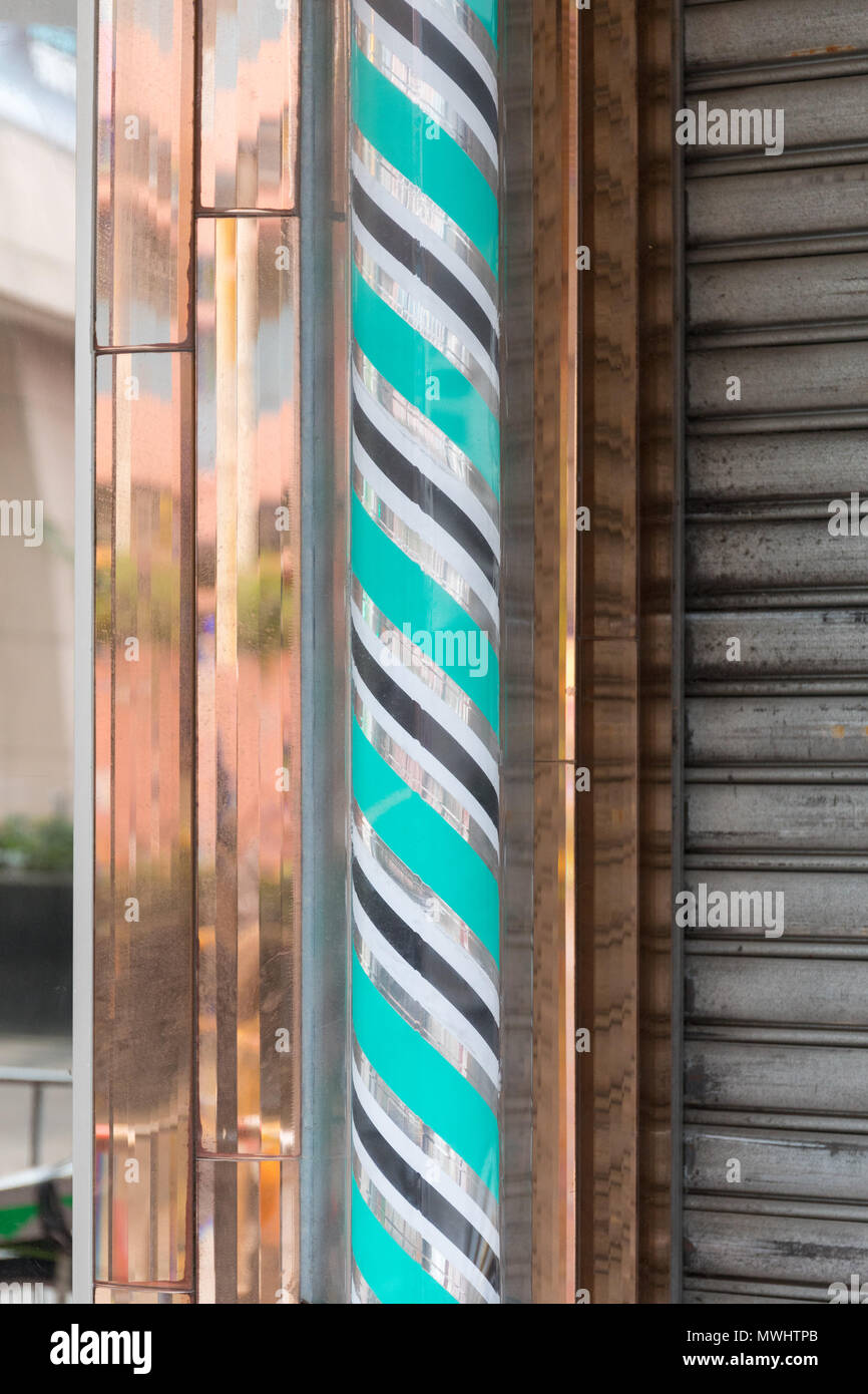 Retro Style Rotating Commercial Sign For Shop Stock Photo - Alamy