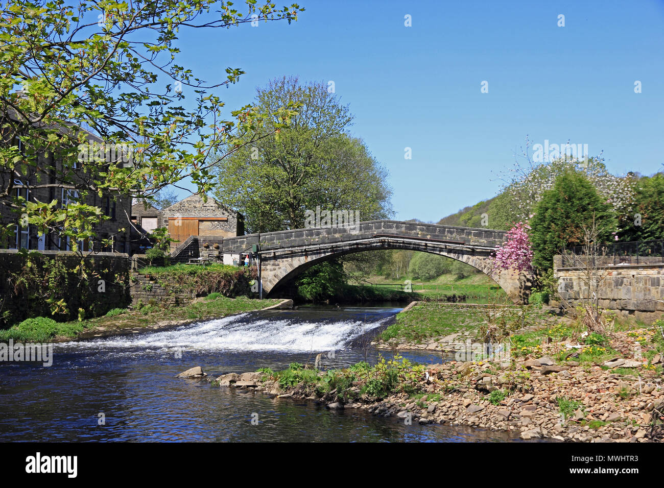 Weir bridge hi-res stock photography and images - Alamy