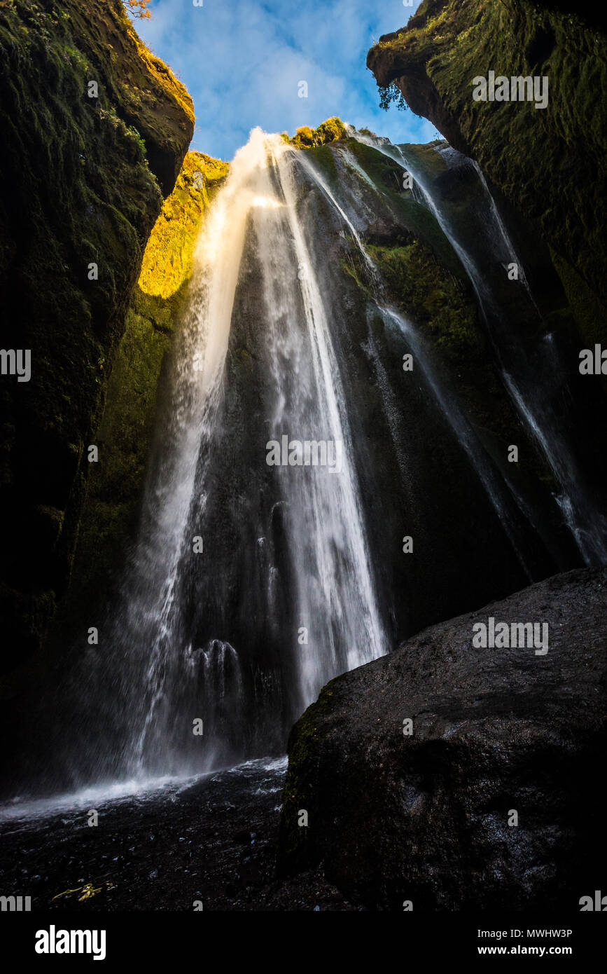 Gljúfrabúi waterfall hi-res stock photography and images - Alamy