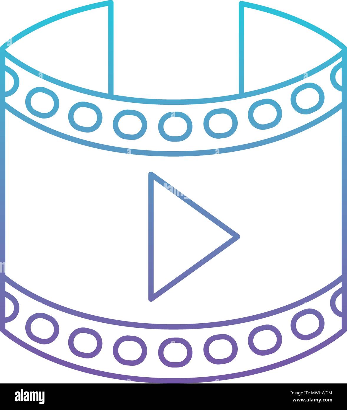 media player circular interface Stock Vector Image & Art - Alamy