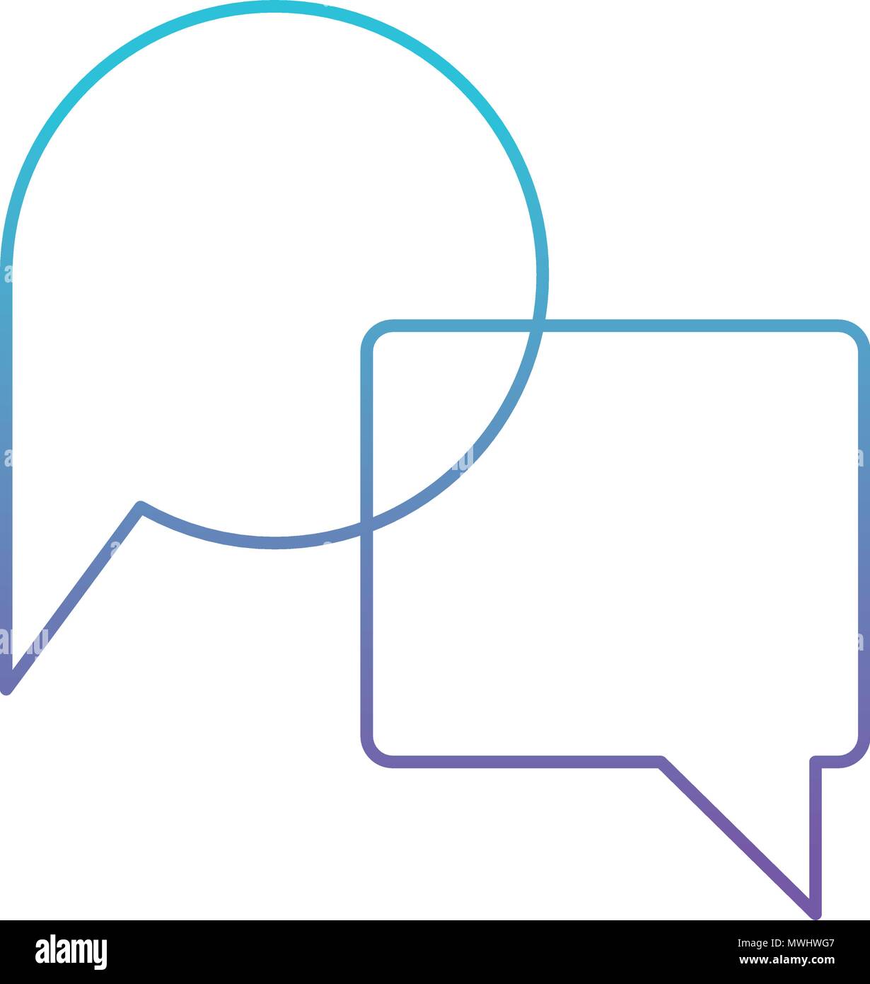 speech bubble message icon Stock Vector Image & Art - Alamy