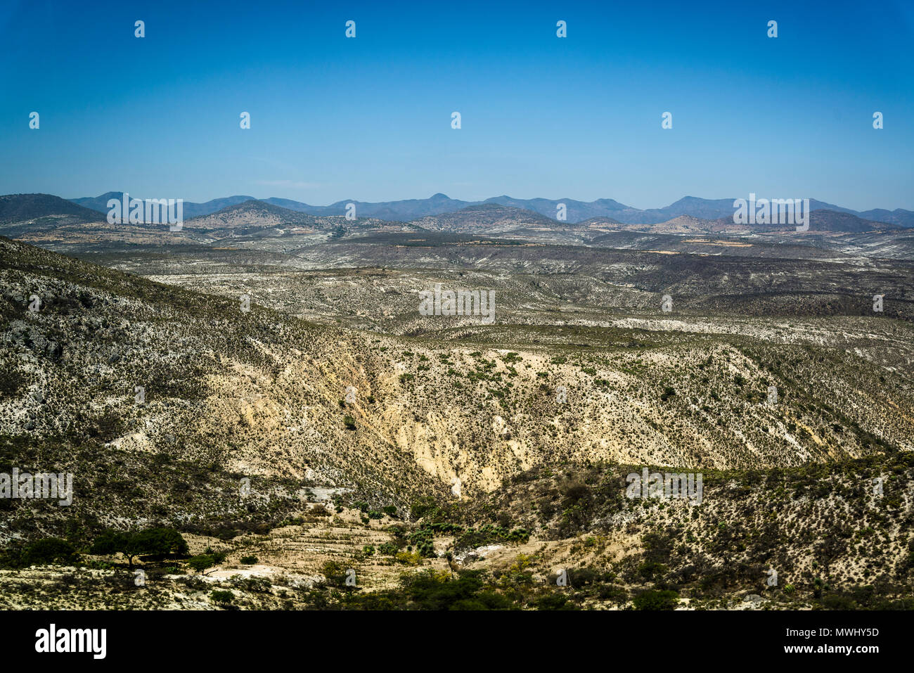 Mountainous landscape in the state of Oaxaca, Mexico Stock Photo - Alamy