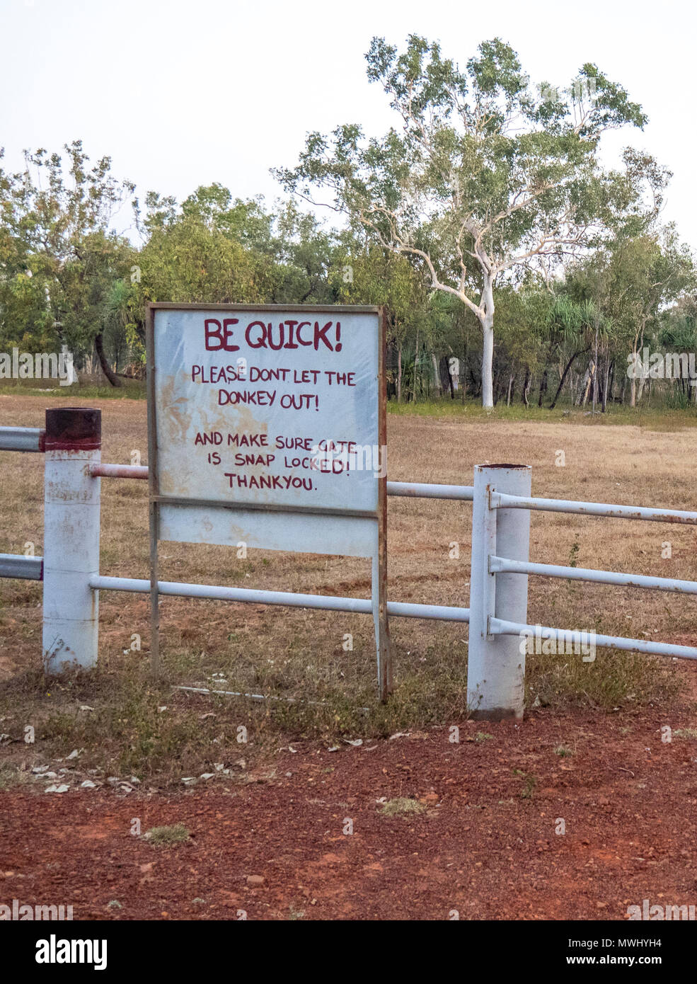 Paddock signage hi-res stock photography and images - Alamy