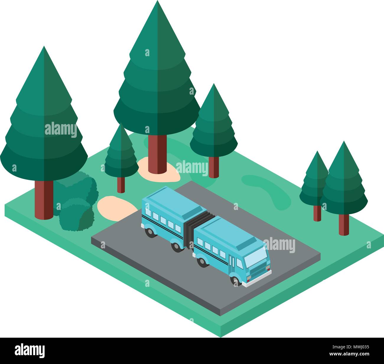Accessible bus Stock Vector Images - Alamy