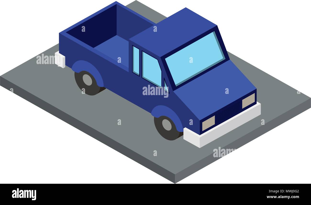 van vehicle isometric icon Stock Vector Image & Art - Alamy