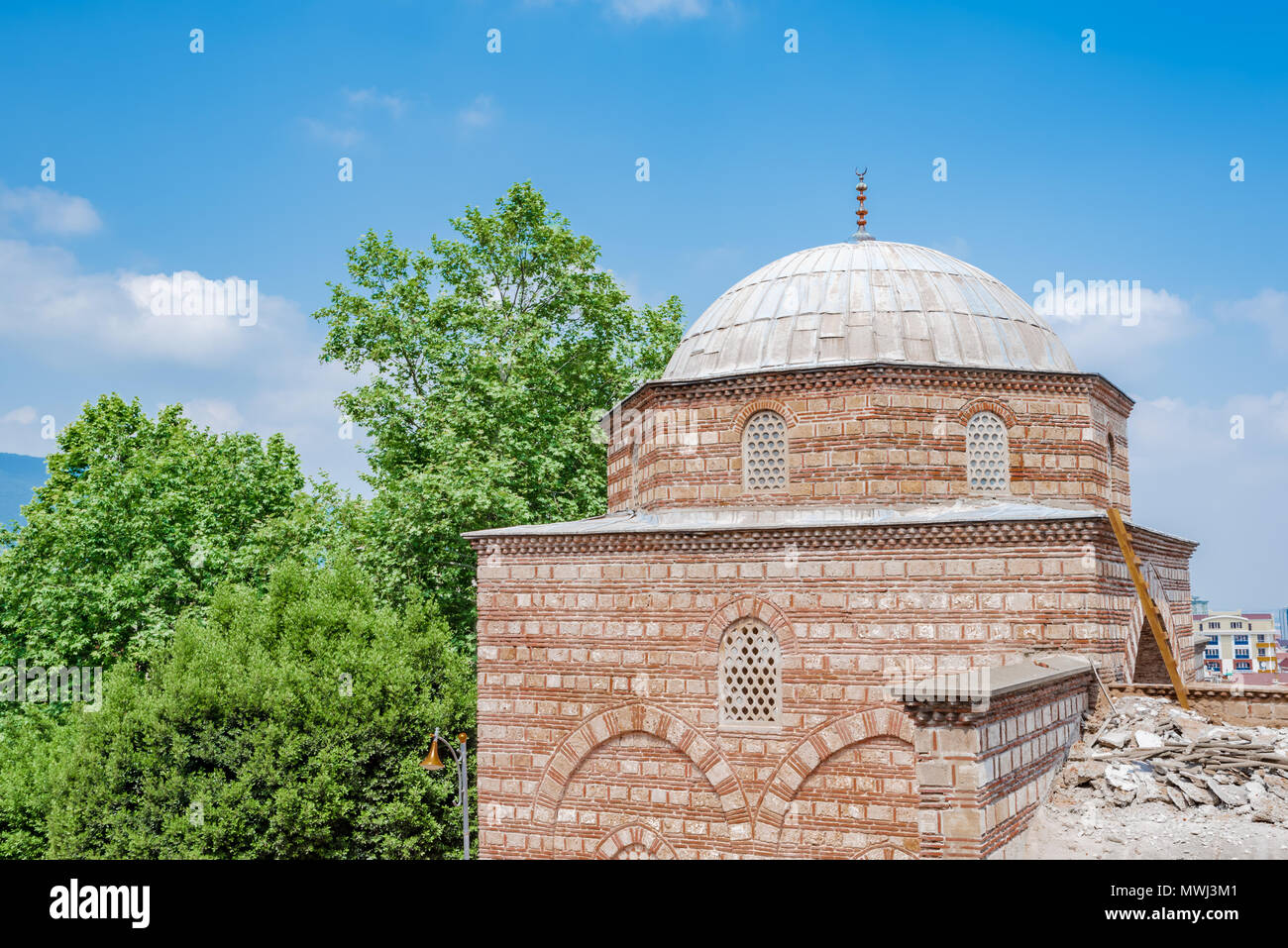 View of Yildirim Bayezid complex,a mosque complex complex built by ...