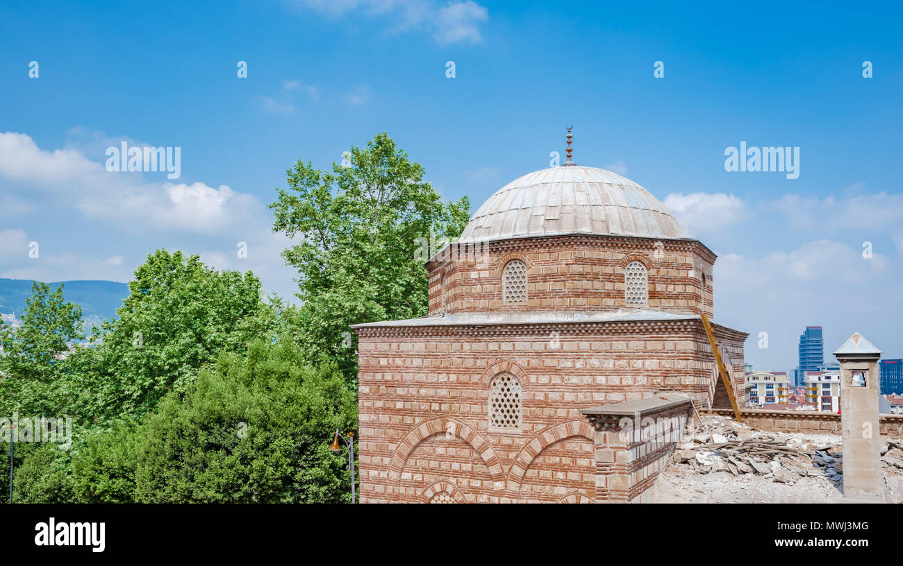 View of Yildirim Bayezid complex,a mosque complex complex built by ...