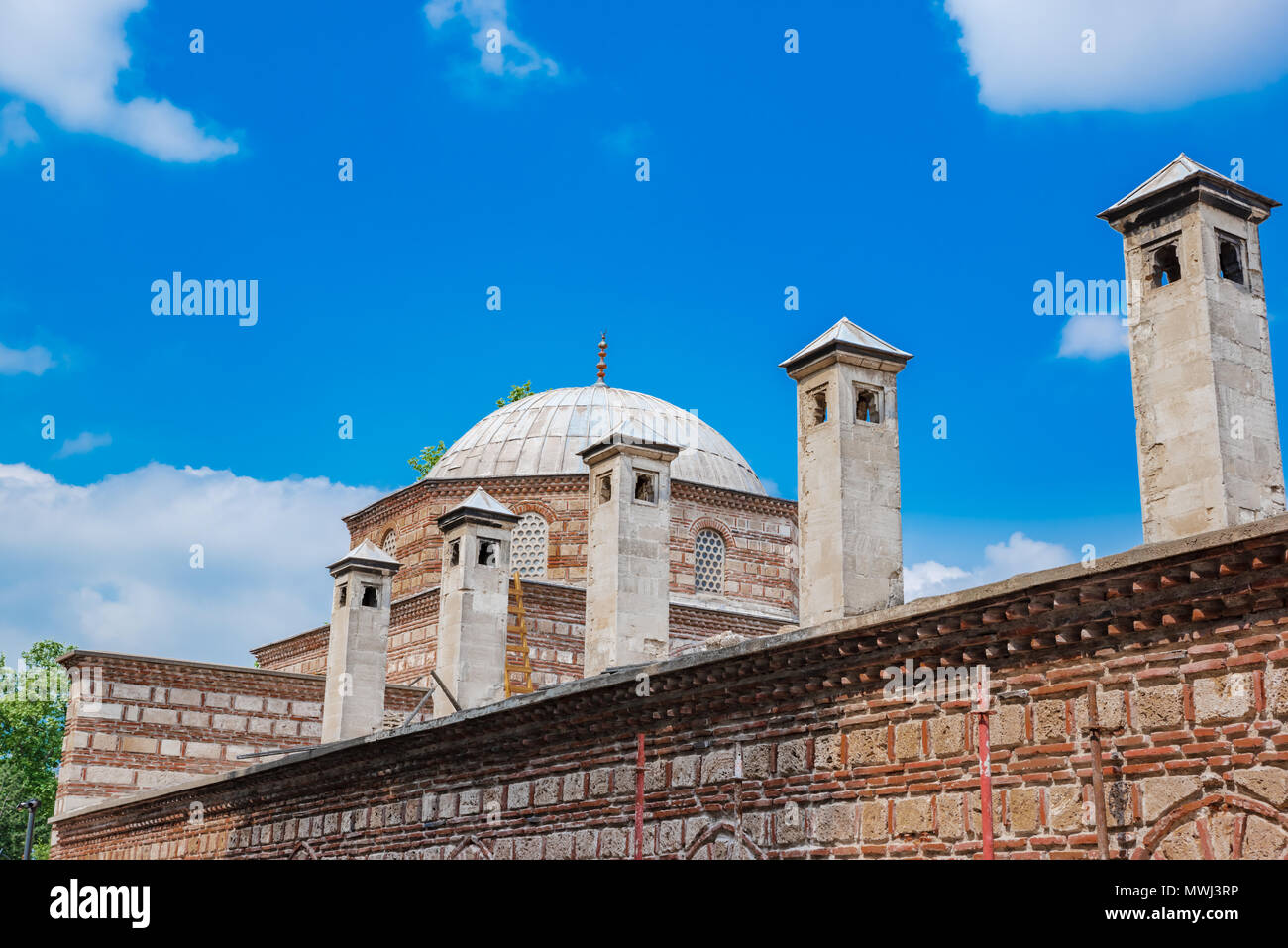View of Yildirim Bayezid complex,a mosque complex complex built by ...