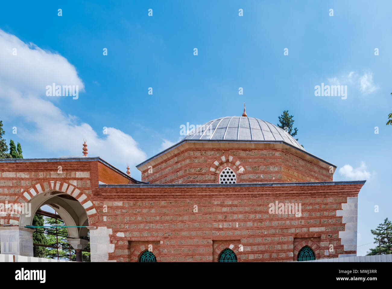 View of Yildirim Bayezid complex,a mosque complex complex built by ...
