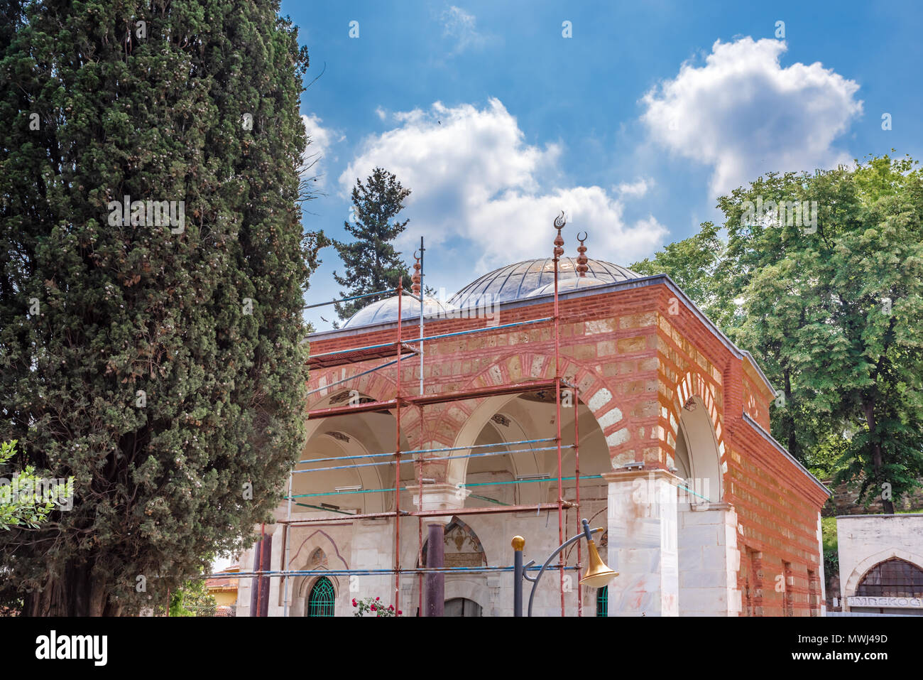 View of Yildirim Bayezid complex,a mosque complex complex built by ...