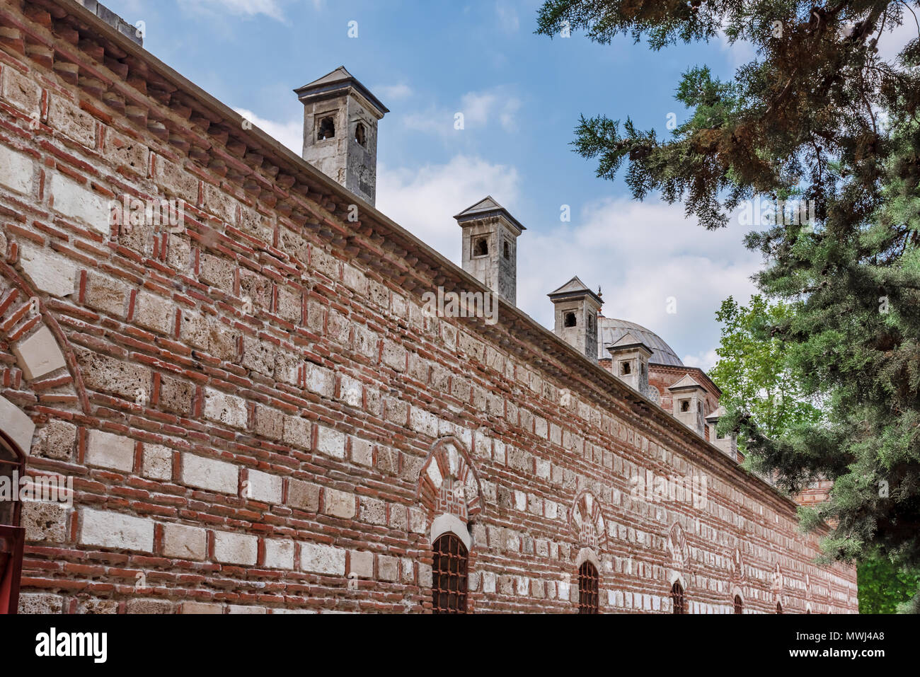 View of Yildirim Bayezid complex,a mosque complex complex built by ...
