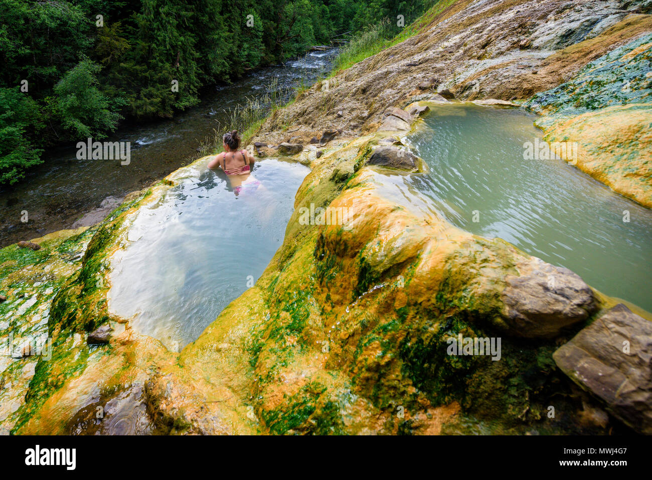 Natural Hot Springs Rock Lake High Resolution Stock Photography and ...