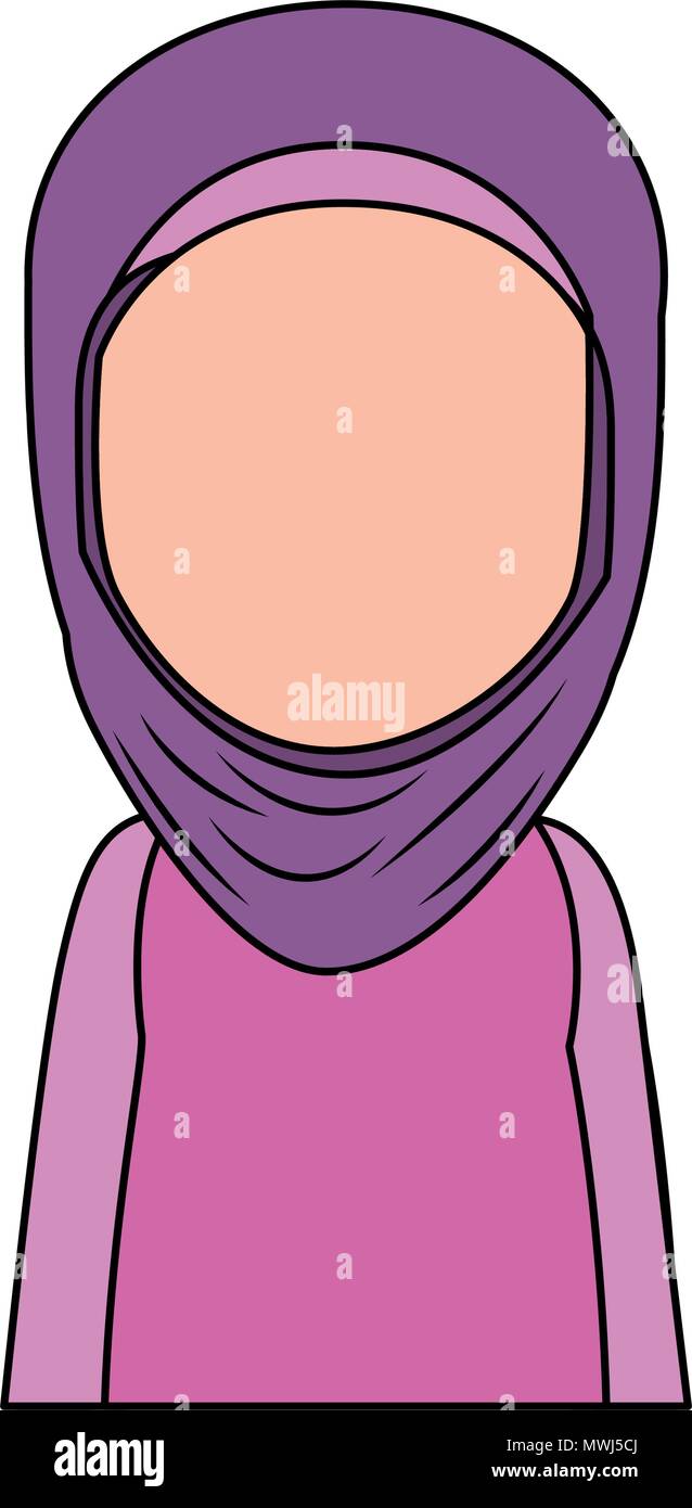 Muslim woman avatar character Stock Vector Image & Art - Alamy