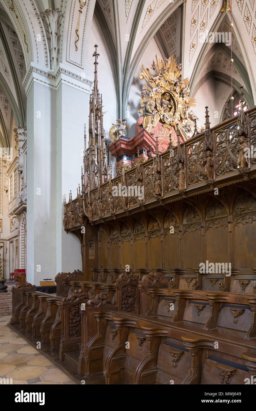 Konstanz, Münster, Chorgestühl, Bildhauer Heinrich Yselin und Simon ...