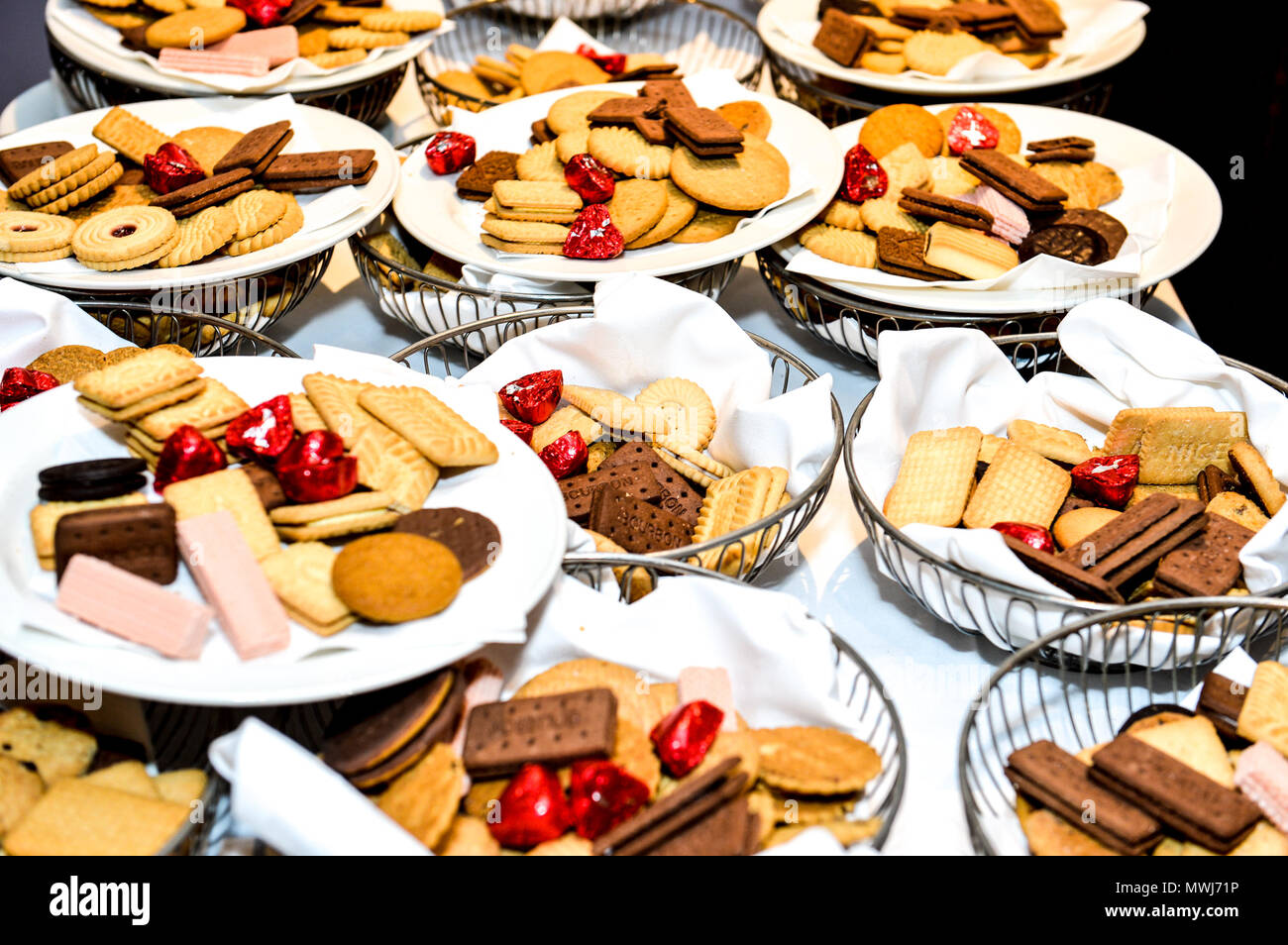 Biscuits for Tea Stock Photo - Alamy
