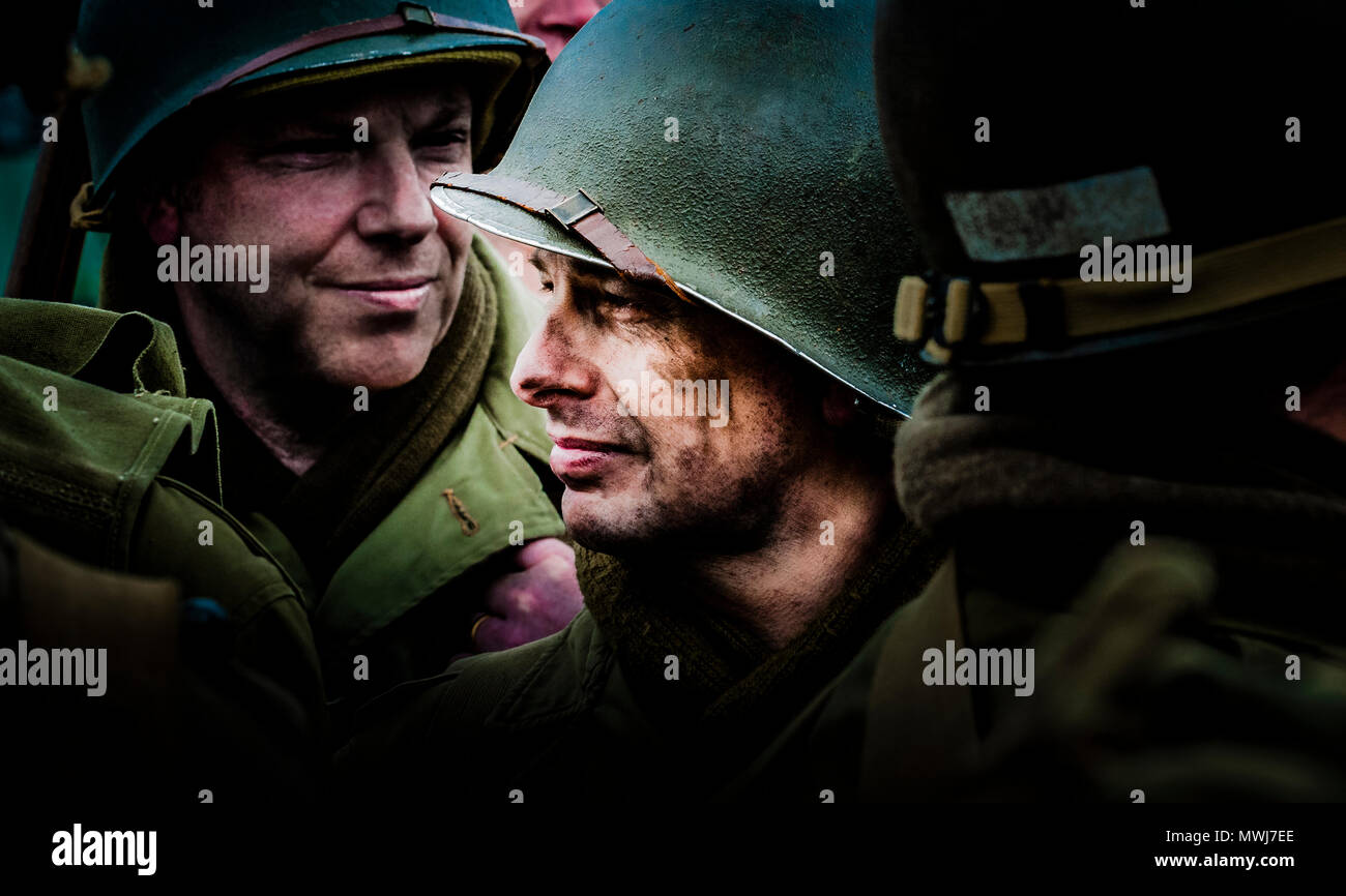 Portrait face american soldier hi-res stock photography and images - Alamy