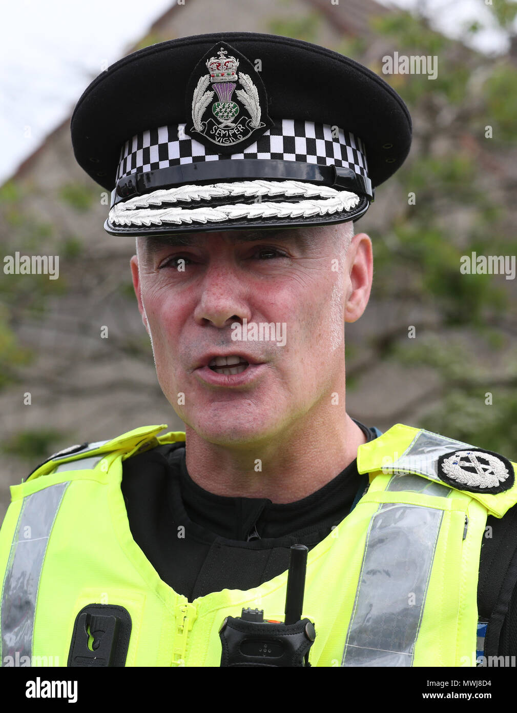 Assistant Chief Constable Bernard Higgins updates the media following ...