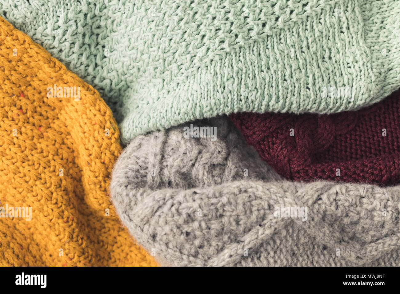 Sweaters different colors hi-res stock photography and images - Alamy