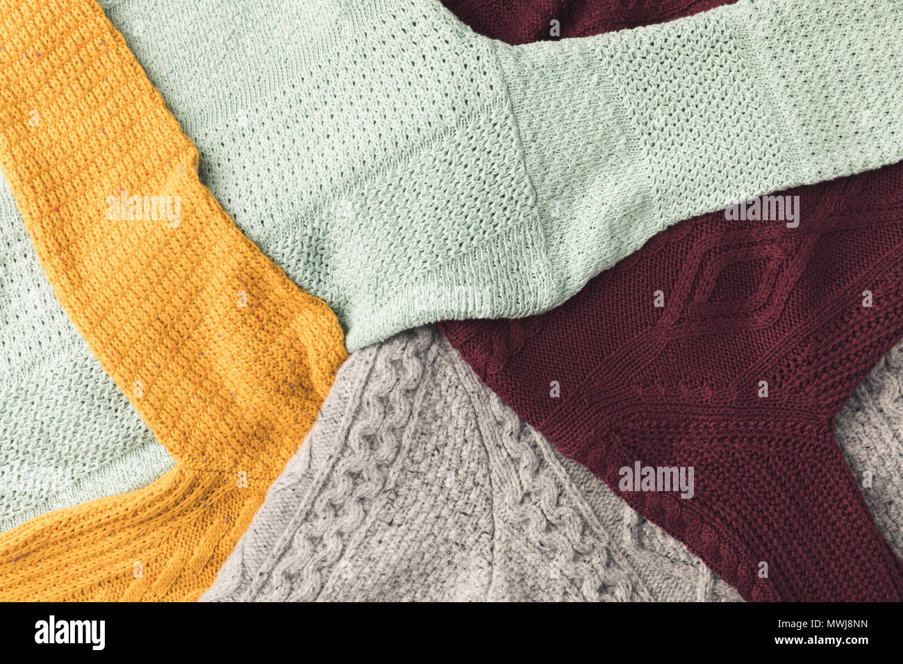 Sweaters different colors hi-res stock photography and images - Alamy