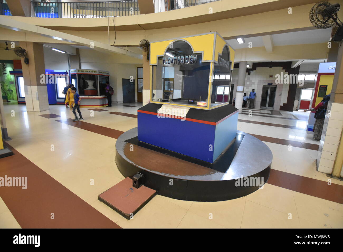 Interactive exhibit at the ground floor of the Dynamotion Hall at ...