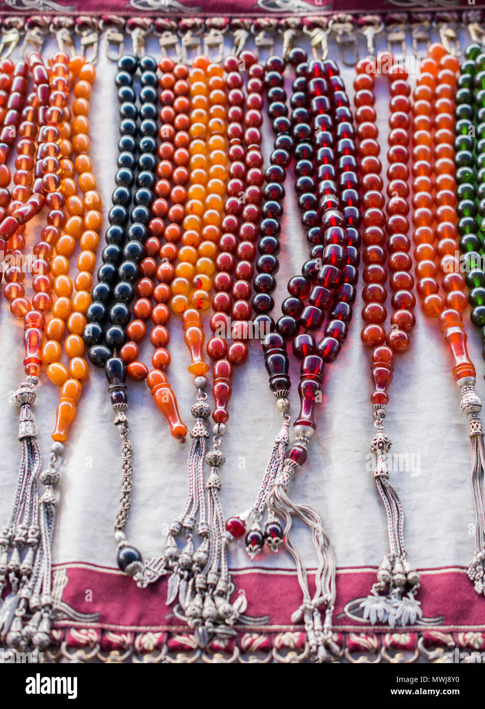 Set of praying beads of various colors Stock Photo - Alamy